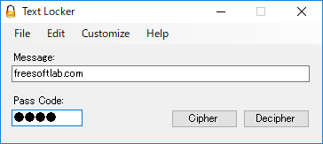 テキストを暗号化するためのシンプルなソフト「Text Locker」 | フリーソフトラボ.com